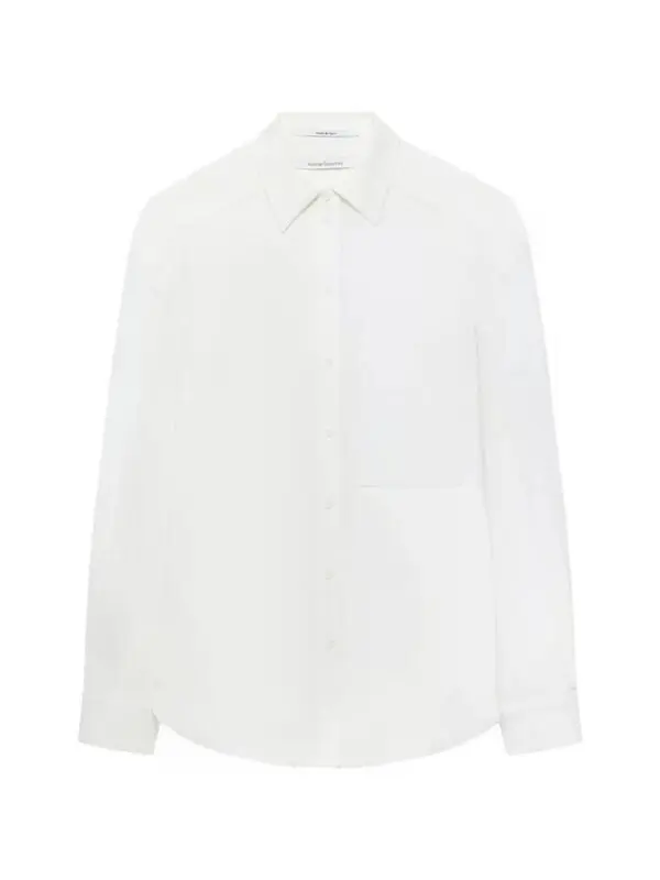 Another Tomorrow Pleated Hemp-blend Shirt