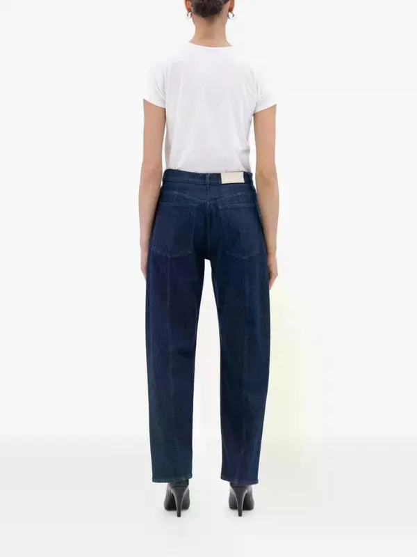 Another Tomorrow Seam Detail Curved Jeans
