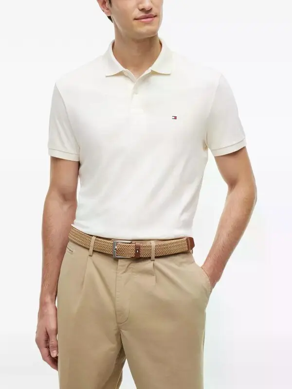 Tommy Hilfiger Logo-embroidered Short-sleeve Polo Shirt