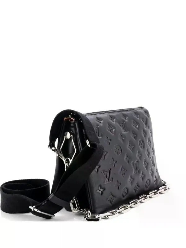 LOUIS VUITTON Coussin Pm Monogram Embossed Lambskin Crossbody Bag