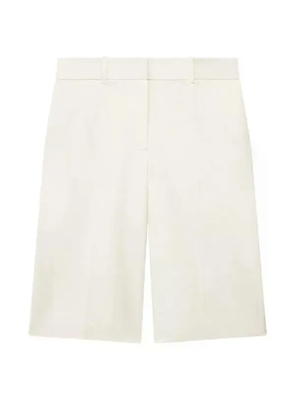 Another Tomorrow Relaxed Fit Bermuda Shorts