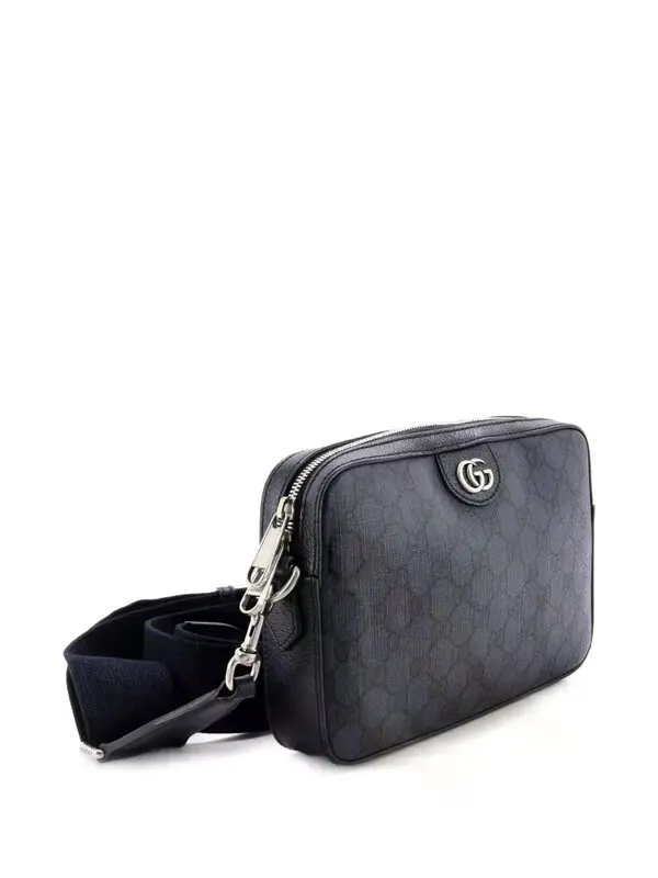 Gucci Ophidia Gg Coated Canvas Wristlet Shoulder Bag