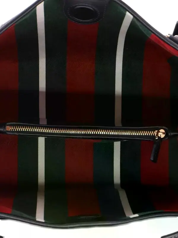 Gucci Gg Emblem Coated Canvas Medium Bucket Bag