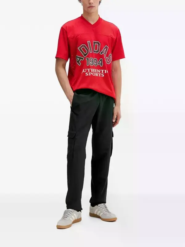 Adidas V-neck Mesh Sports T-shirt