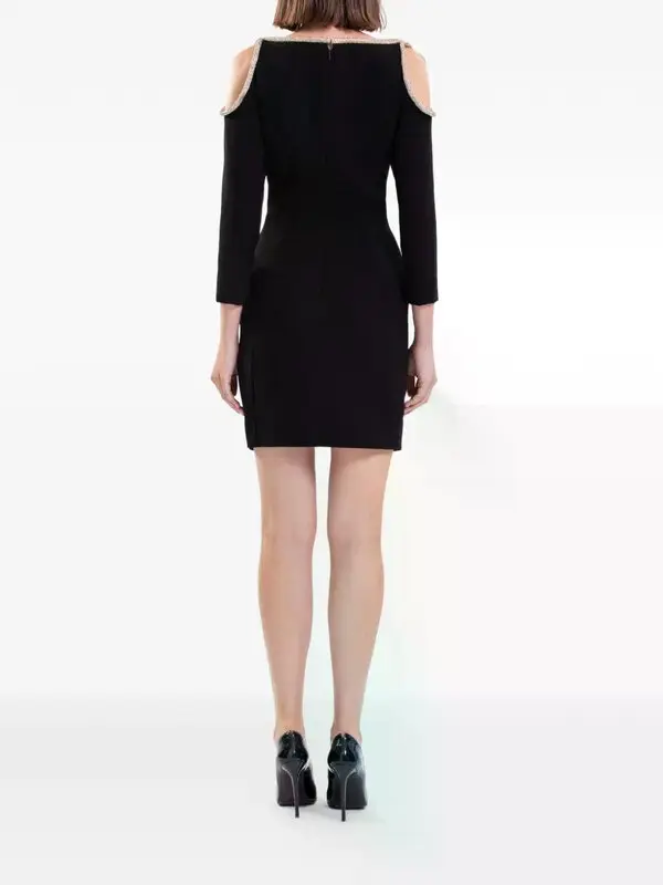 SAIID KOBEISY Embellished Mini Dress - Black