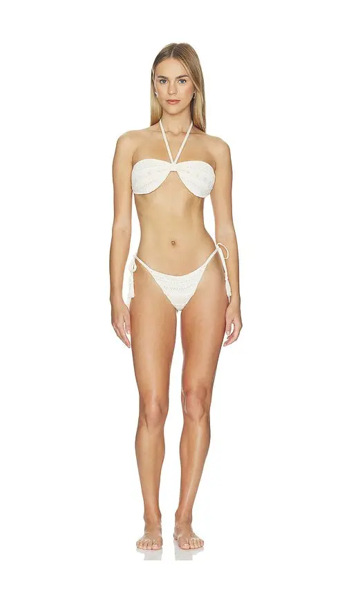 Devon Windsor Vallie Bikini Bottom In Cream