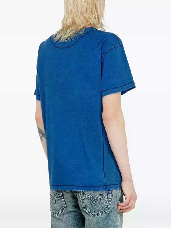 DIESEL® T-shirt With Shadow-effect Patches