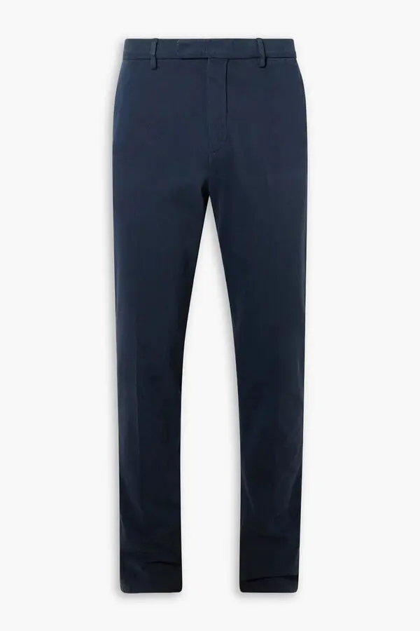 Boglioli Straightleg Cottonblend Twill Pants - Navy