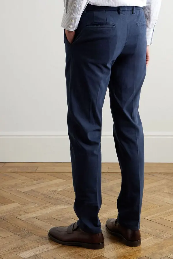 Boglioli Straightleg Cottonblend Twill Pants