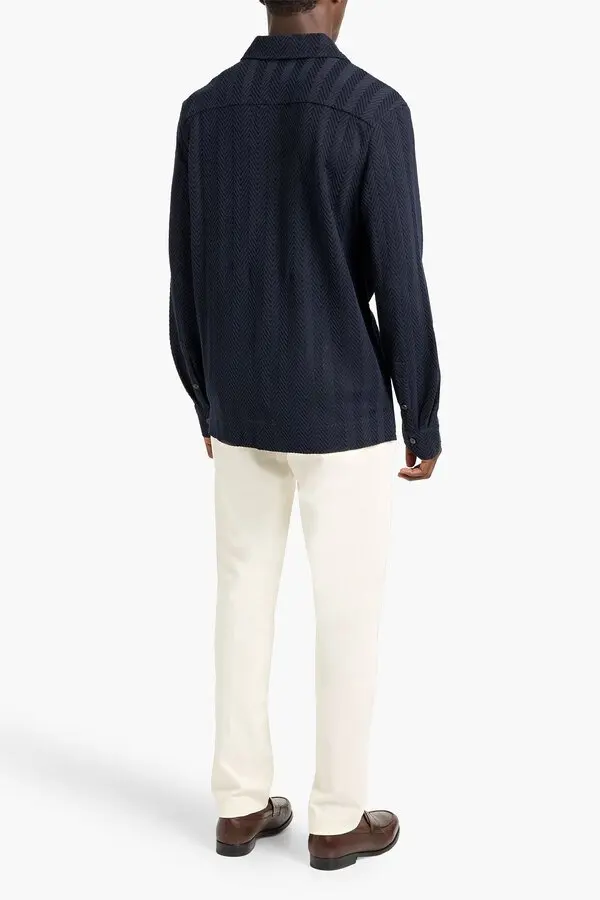 Missoni Crochetknit Cottonblend Shirt