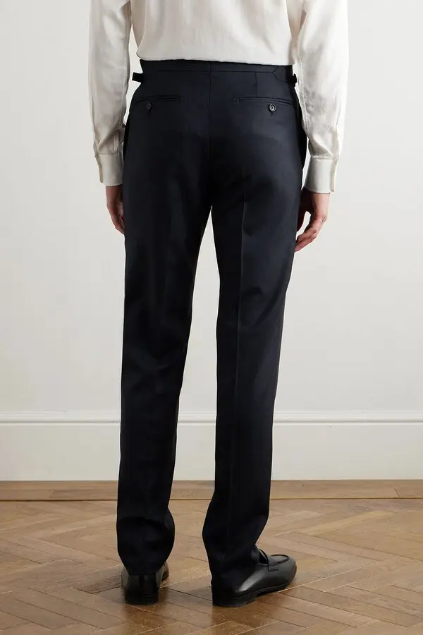 TOM FORD O'connor Straightleg Textured Stretchwool Suit Pants