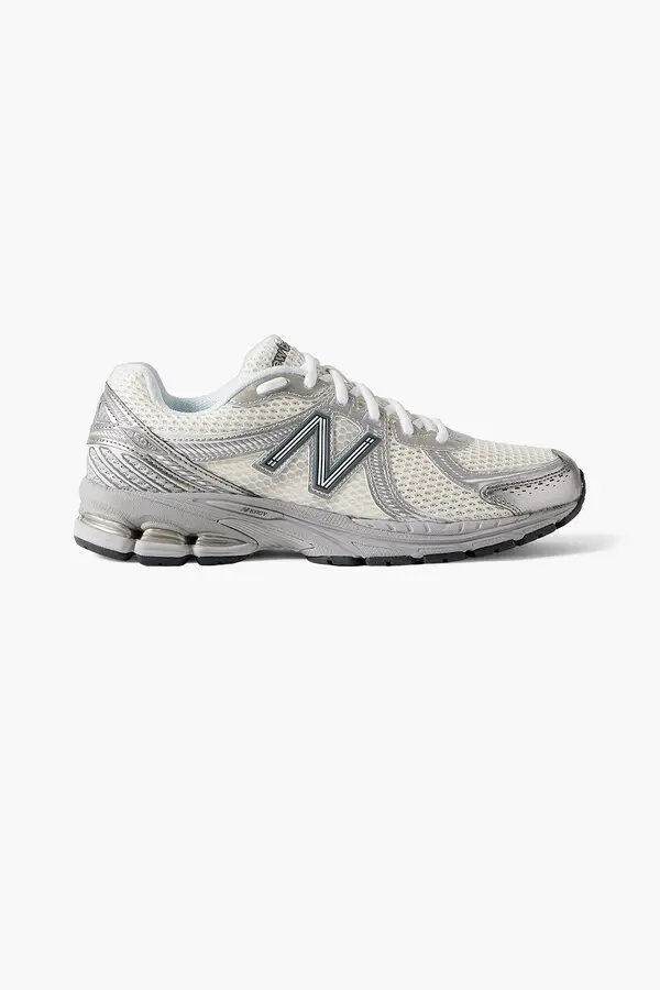 NEW BALANCE 860v2 Ceres Rubber And Mesh Sneakers - Silver