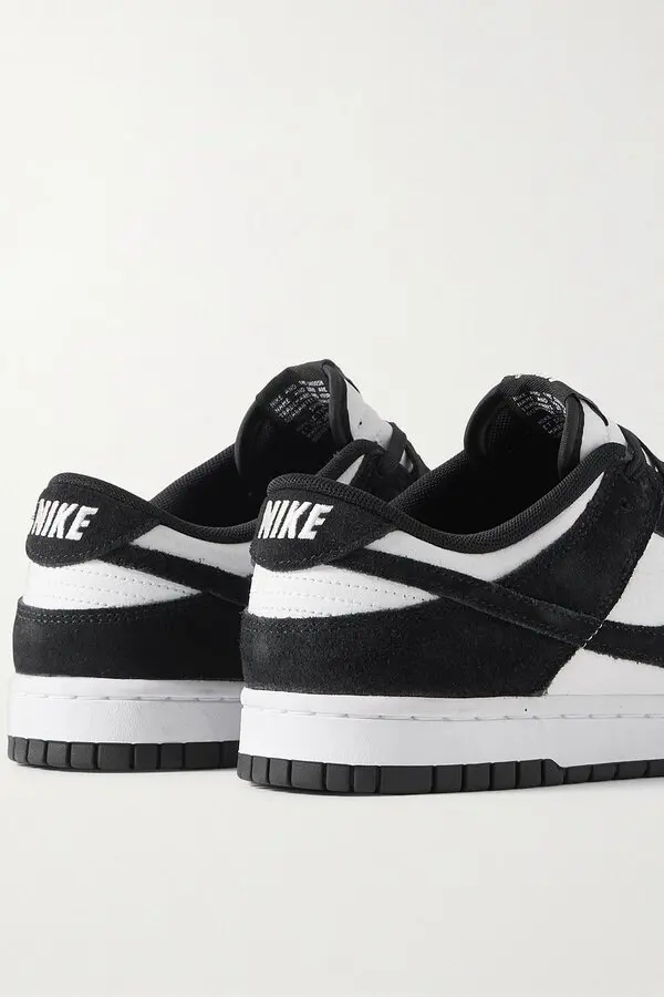 Nike Dunk Low Retro Se Suedetrimmed Leather Sneakers