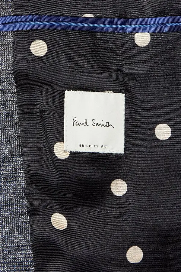 Paul Smith Prince Of Wales Checked Wool Blazer