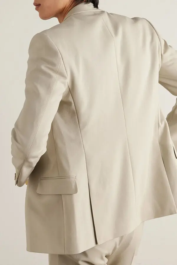 Mr P. Phillip Doublebreasted Wool And Mohairblend Suit Jacket