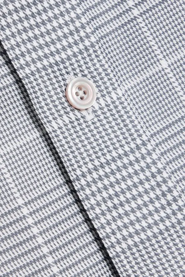 TOM FORD Prince Of Wales Checked Cottonpoplin Shirt