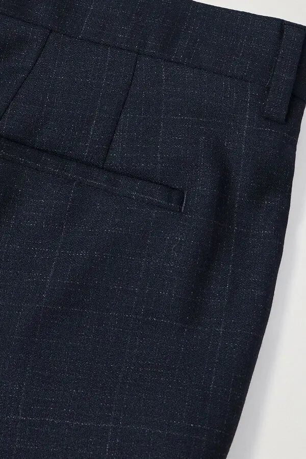 Paul Smith Straightleg Checked Wool Suit Pants