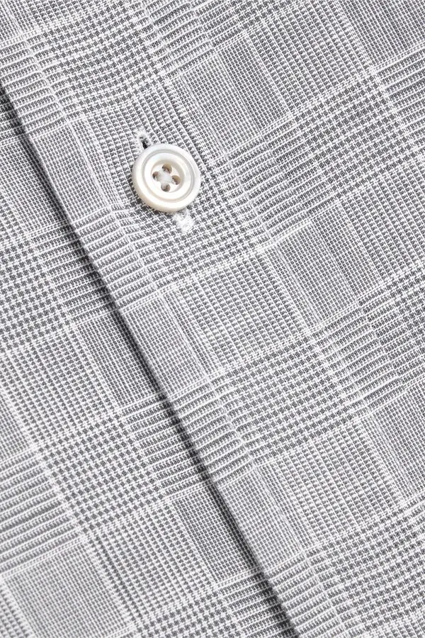 TOM FORD Prince Of Wales Checked Cottonpoplin Shirt