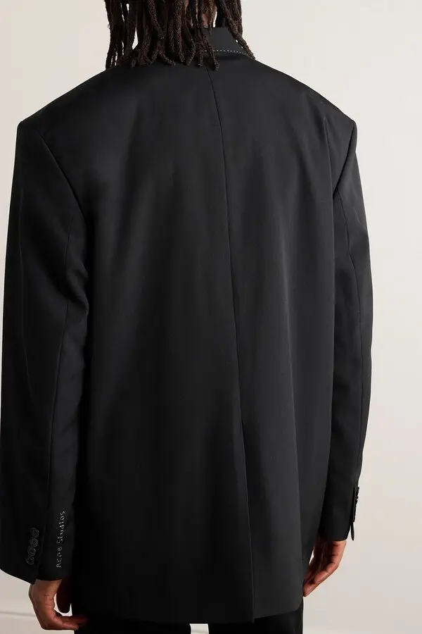 Acne Studios Juyliano Oversized Grain De Poudre Suit Jacket