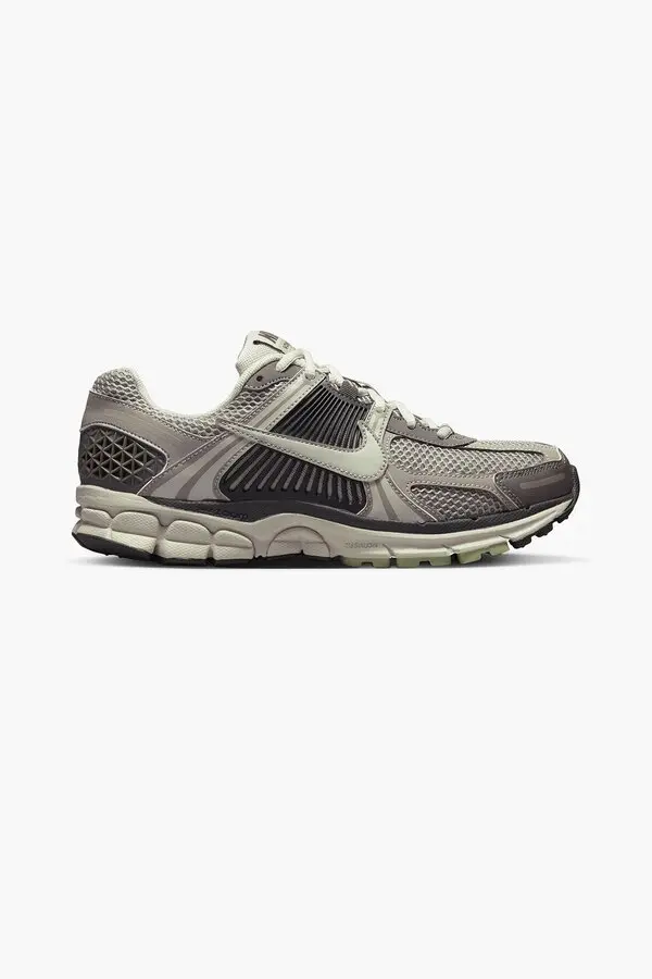 Nike Zoom Vomero 5 Rubbertrimmed Mesh And Leather Sneakers - Gray