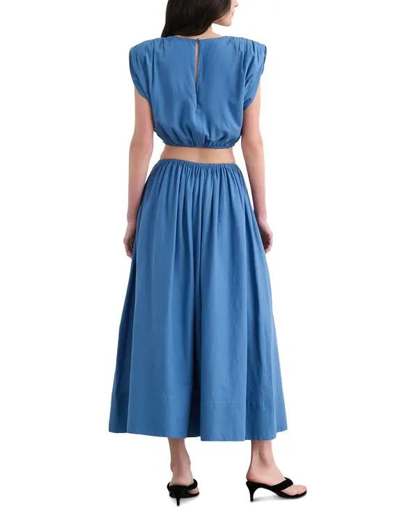 TOCCIN Imogen Midi Skirt - Ocean