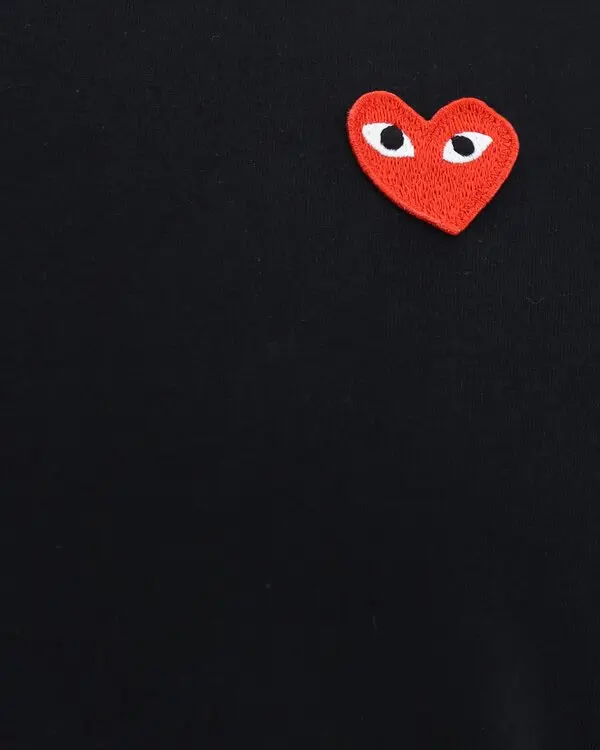 Play Comme Des Garcon Cotton T-shirt With Patch Mae