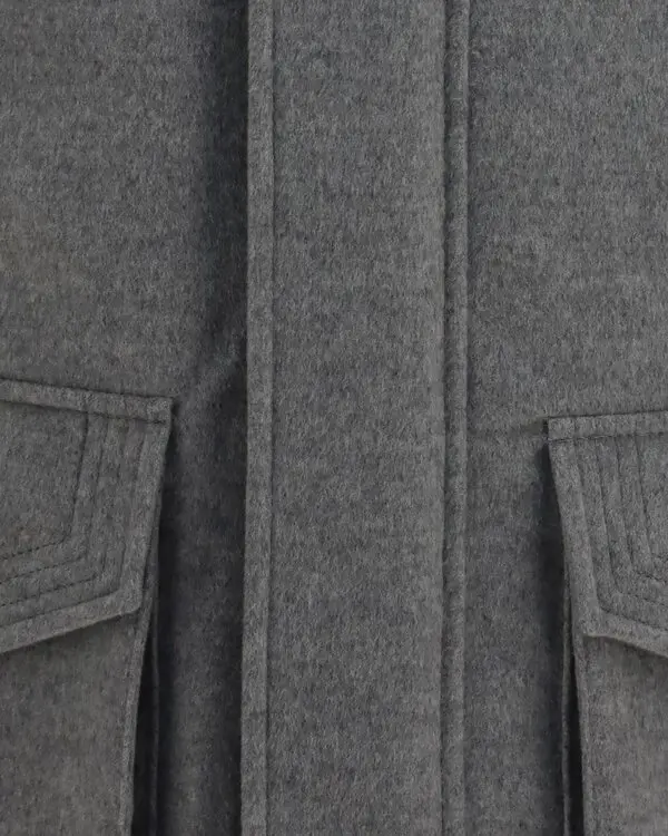 Brunello Cucinelli Cashmere Jacket With Zip And Buttons