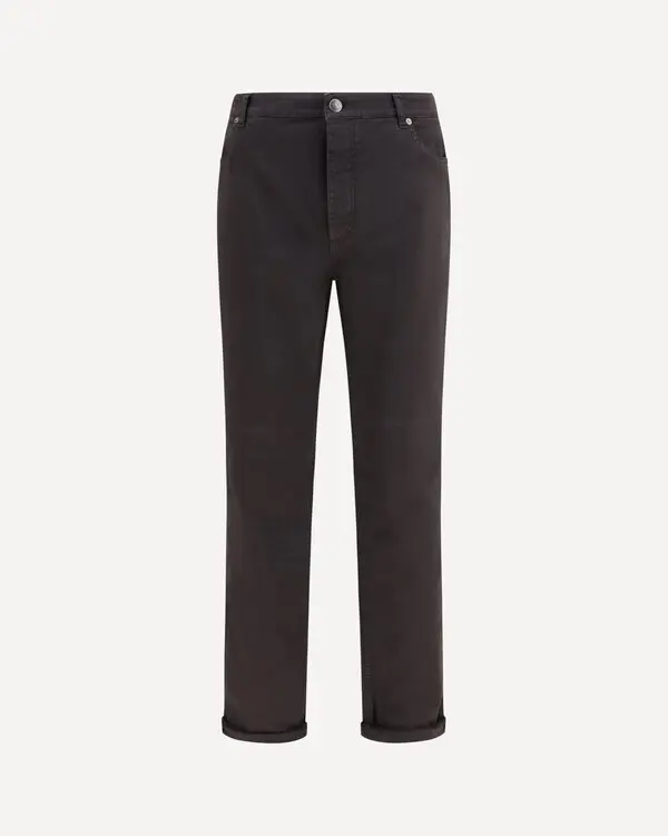 Brunello Cucinelli Cotton Jeans With Turn-up Hem