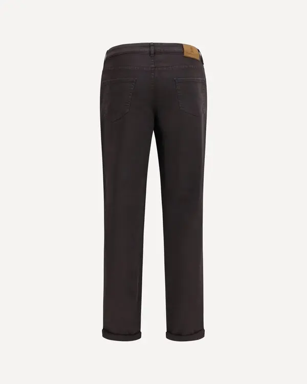 Brunello Cucinelli Cotton Jeans With Turn-up Hem