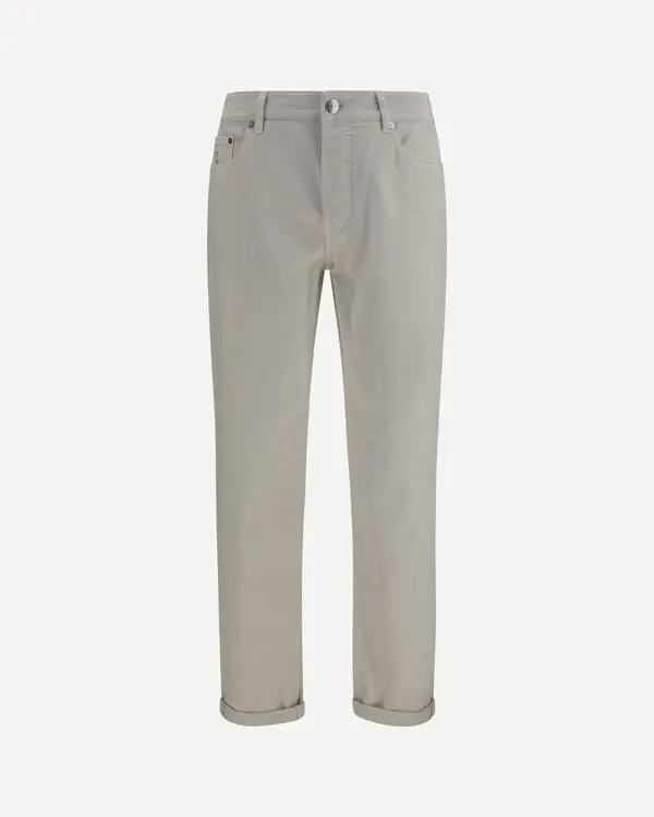 Brunello Cucinelli Jeans With Turn-up Hem
