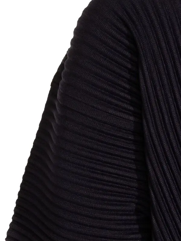 Issey Miyake Pleated Polo Shirt - Blue