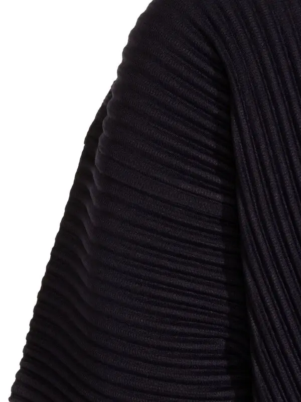 Issey Miyake Pleated Polo Shirt - Blue