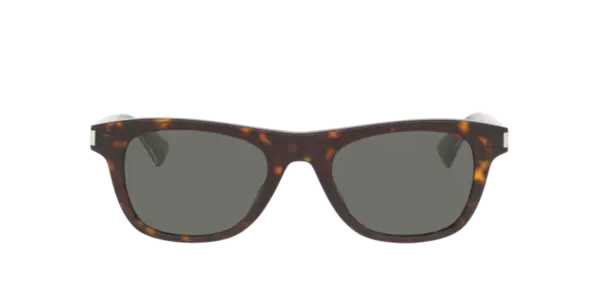 Saint Laurent Rectangular Tortoiseshell Sunglasses - Tortoise