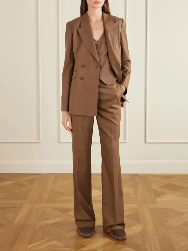 Gabriela Hearst Vesta Wool Tailored Pants