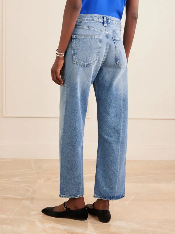 AGOLDE Arc Mid-rise Wide-leg Jeans