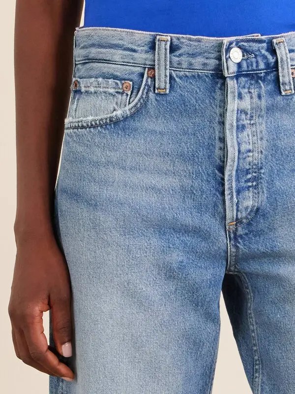 AGOLDE Arc Mid-rise Wide-leg Jeans