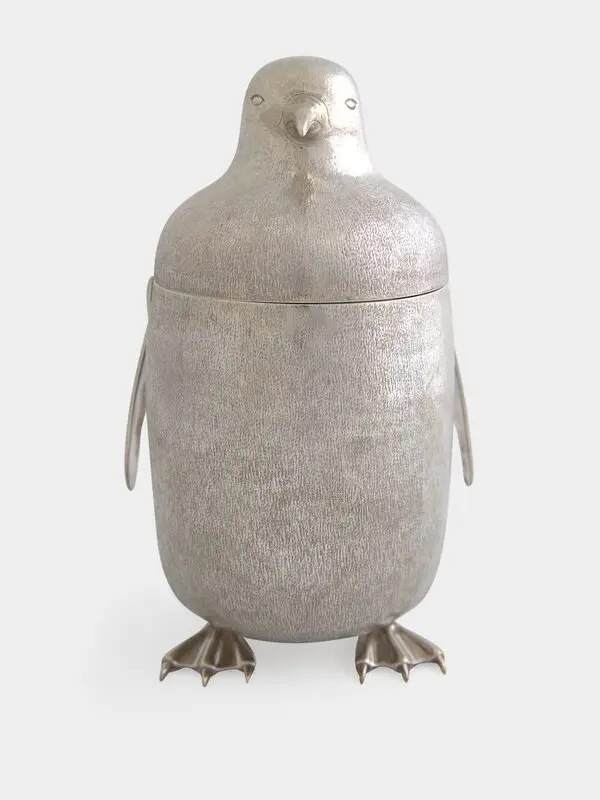 LEITÃO &AMP; IRMÃO Leitão & Irmão Sterling Penguin Ice Bucket - Silver