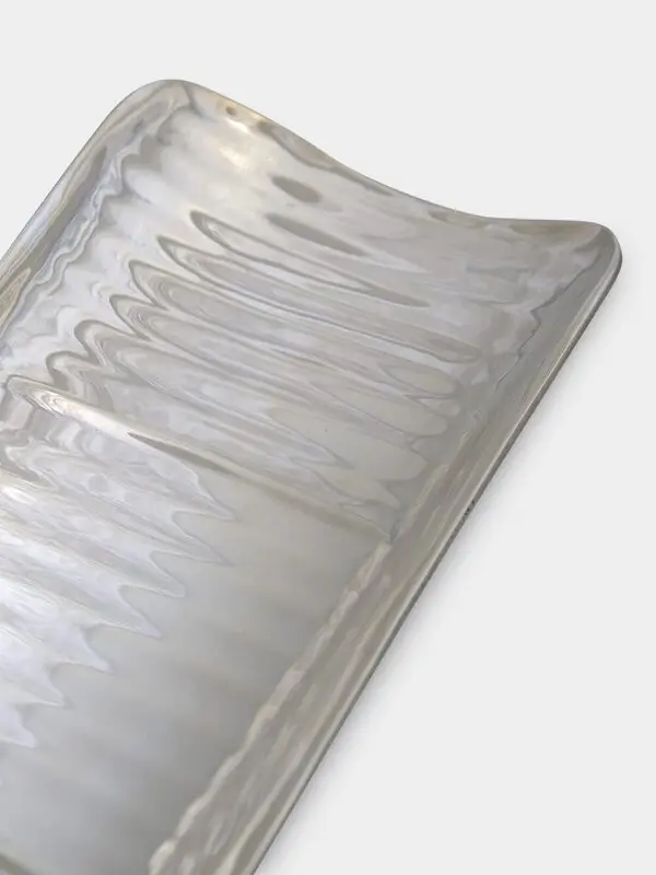 LEITÃO &AMP; IRMÃO Leitão & Irmão Sterling Giant Razor Clam Serving Tray
