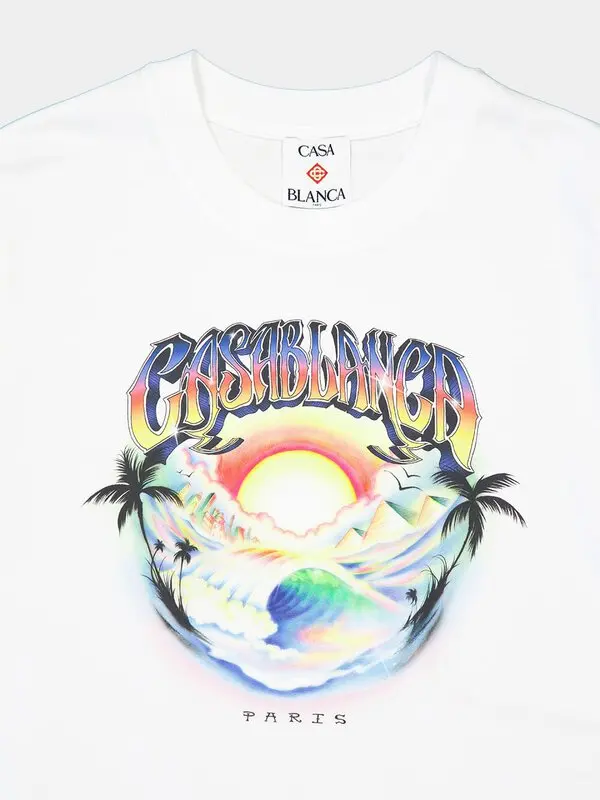 Casablanca Airspray Oversized T-shirt - White