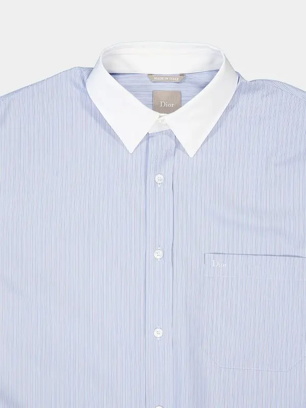 Dior Shirt Col Ctr Cotton