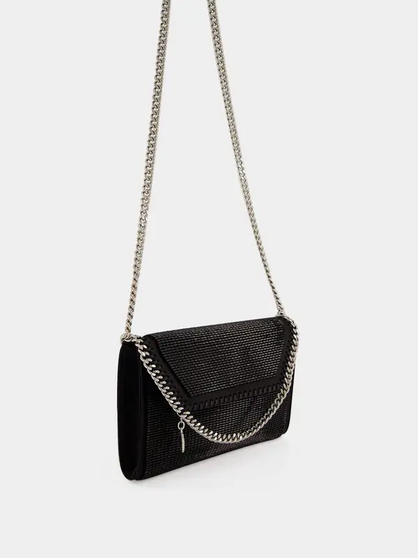 Stella McCartney Falabella Beaded Crossbody Bag - Black