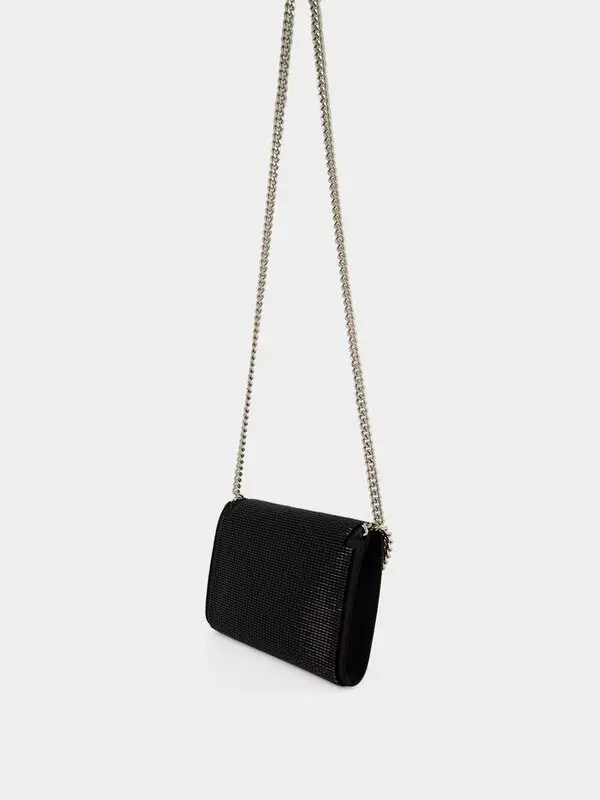 Stella McCartney Falabella Beaded Crossbody Bag - Black