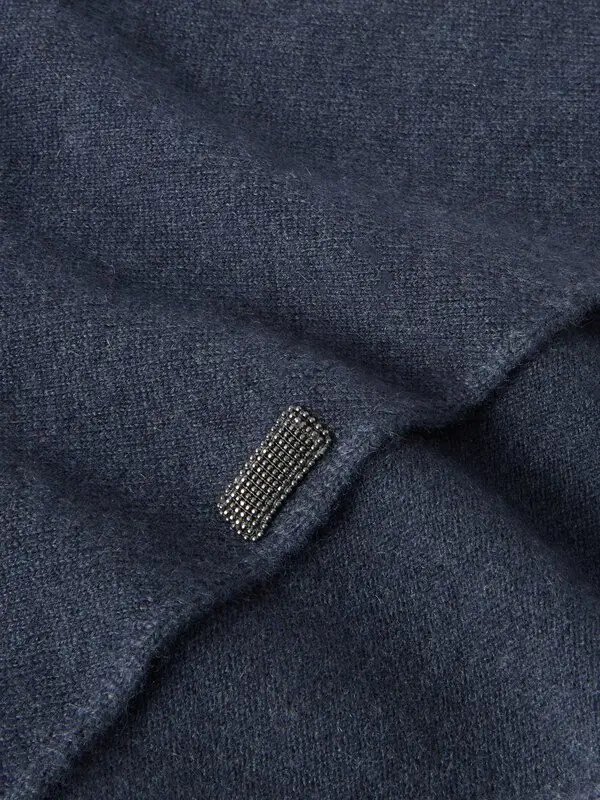 Brunello Cucinelli Bead-embellished Cashmere Scarf