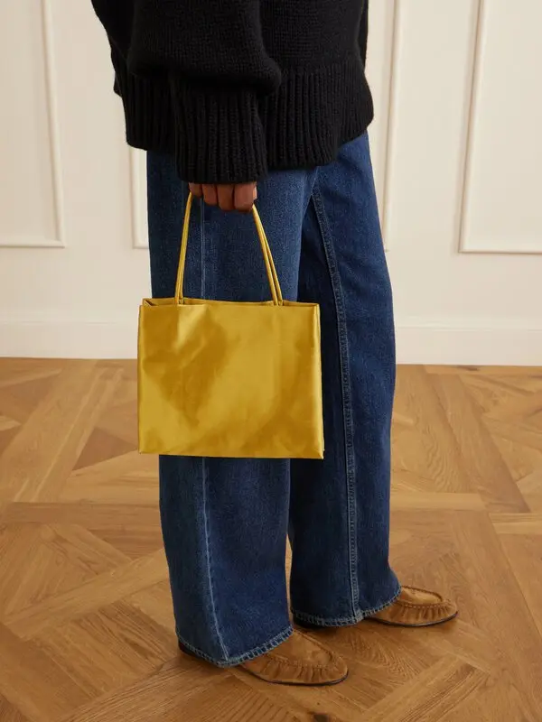 THE ROW Cecily Silk-duchesse Tote