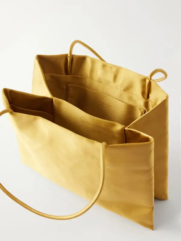 THE ROW Cecily Silk-duchesse Tote