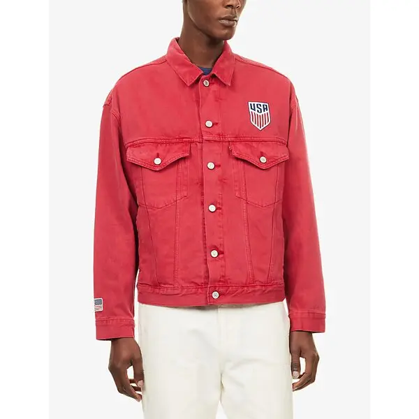 LEVI'S X World Cup Usa Soccer Type Iii Denim Trucker Jacket