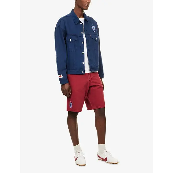 LEVI'S X World Cup England Football Type Iii Denim Trucker Jacket