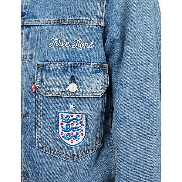 LEVI'S X World Cup England Football Type Ii Denim Trucker Jacket - Multi