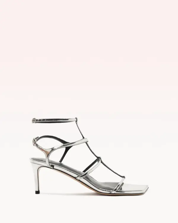 ALEXANDRE BIRMAN Amanda 60 Specchio - Silver