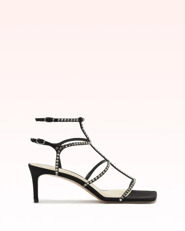 ALEXANDRE BIRMAN Amanda Swarovski 60 - Black